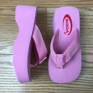 Soda | Shoes | Soda Jaja Ii Pink Little Girls Platform Sandal | Poshmark